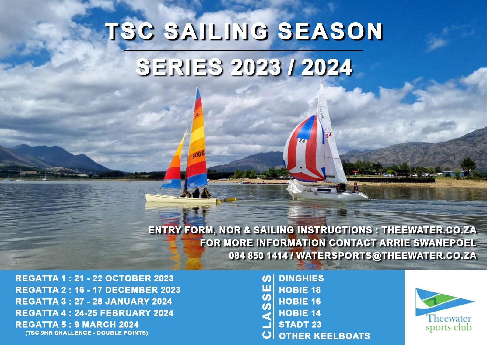 TSC Sailing Series 2023-2024 - Theewater Sports Club